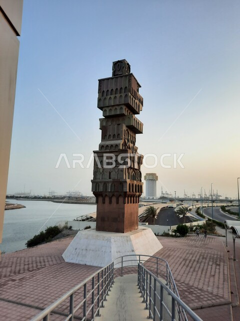The wooden model of Roshan on the Red Sea in the city of Jeddah in the ...