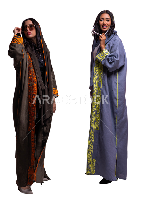 Gestures of femininity and beauty, showing fashion and modern models ...