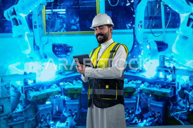 Operating the production line using a tablet device, adopting ...