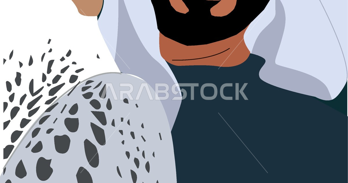 Vector cartoon character, His Highness Sheikh Mohamed bin Zayed Al ...