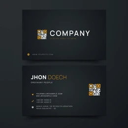 Vector business card template design, editable company visiting card ...
