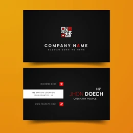 Vector business card template design, editable visa card, business card ...