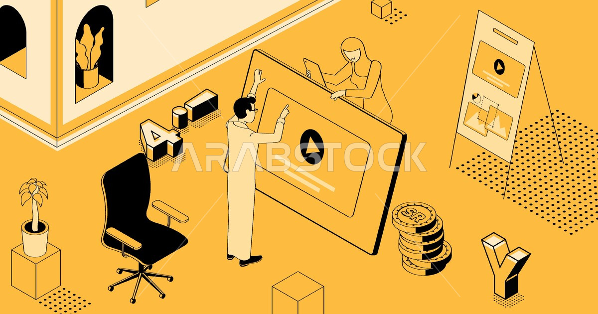 Vector illustration for Gulf cartoon characters, a vector illustration ...