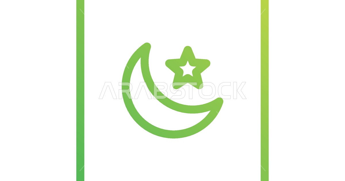 فيكتور أيقون ، هلال ونجمة ، هاتف محمول ، أيقونات ، فيكتور اليستريتور ...