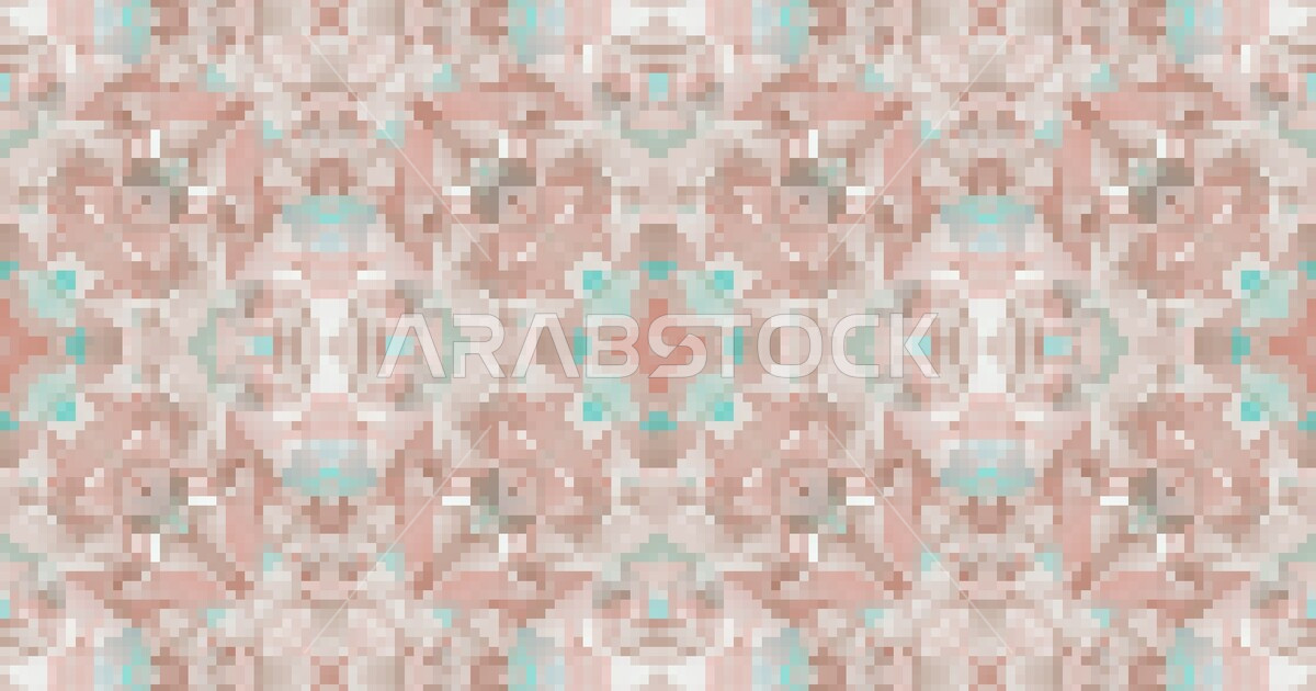 Vector pattern, colorful decorative mosaic, pattern, ornament, heritage ...