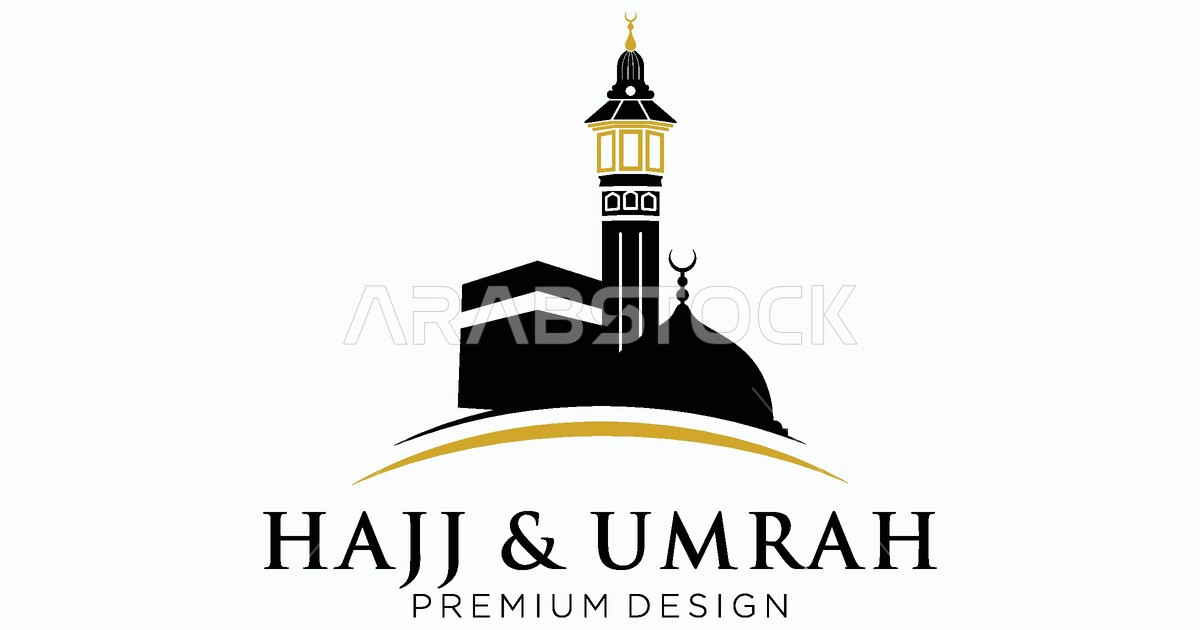 Hajj and Umrah icon, logo, symbol, icons, vector illustrator. - Vector ...