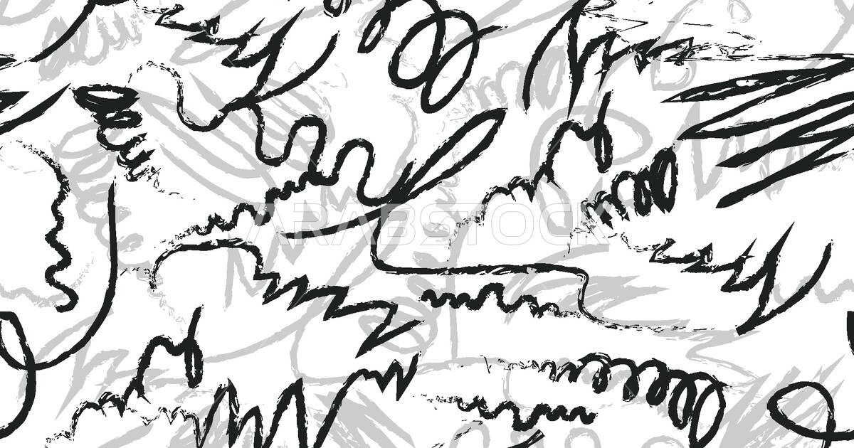 فيكتور خلفية بالأبيض والأسود ، رسم يدوي ، قالب تصميم جاهز ، خلفية ...