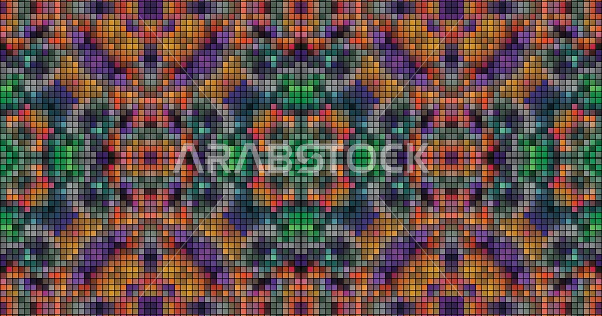 Vector pattern for colorful motifs, mosaics, colorful textures, vector ...