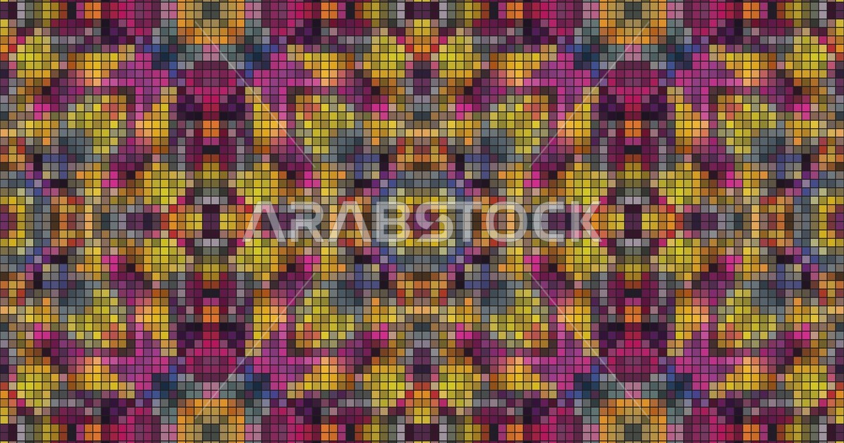 Vector pattern for colorful motifs, mosaics, colorful textures, vector ...