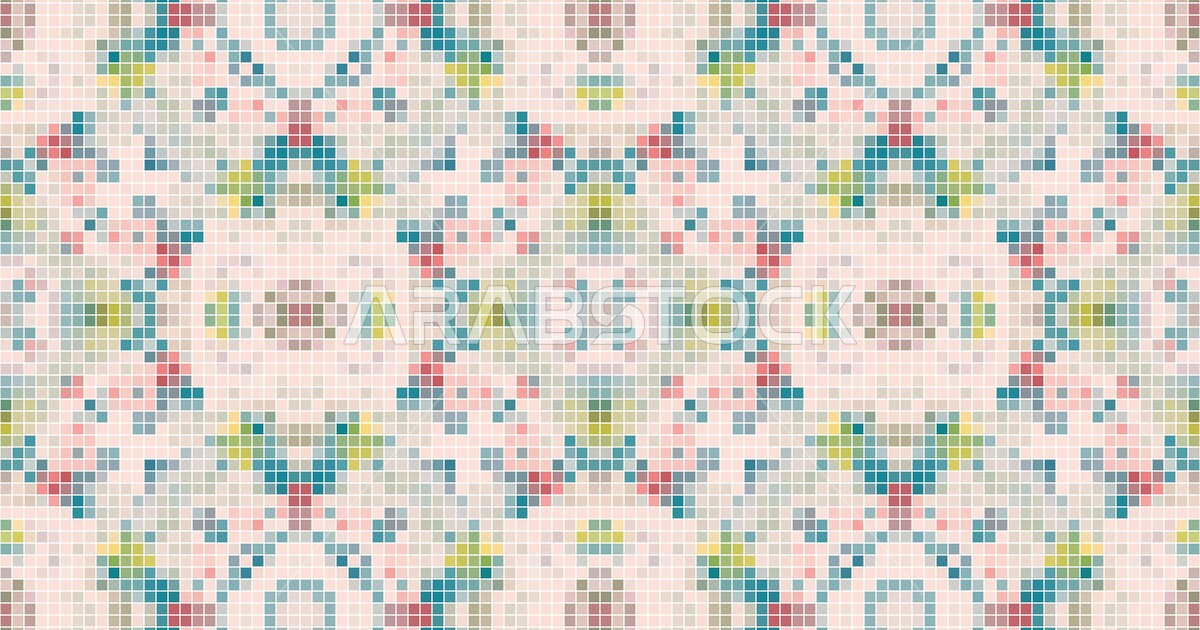 Vector pattern for colorful motifs, mosaics, colorful textures, vector ...