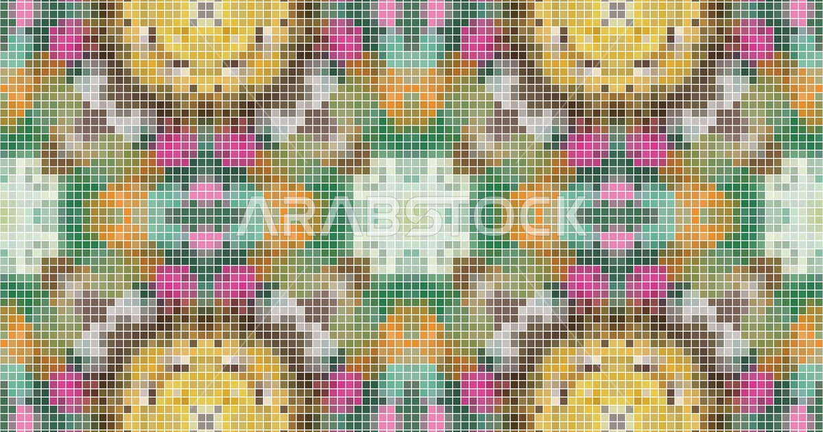 Vector pattern for colorful motifs, mosaics, colorful textures, vector ...