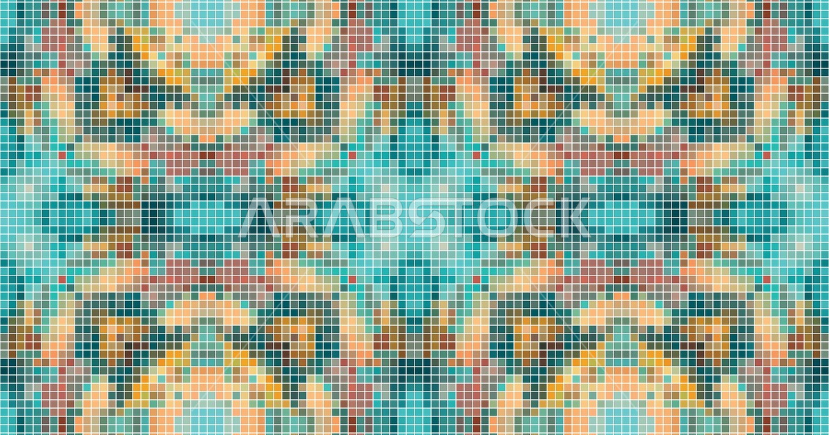 Vector pattern for colorful motifs, mosaics, colorful textures, vector ...