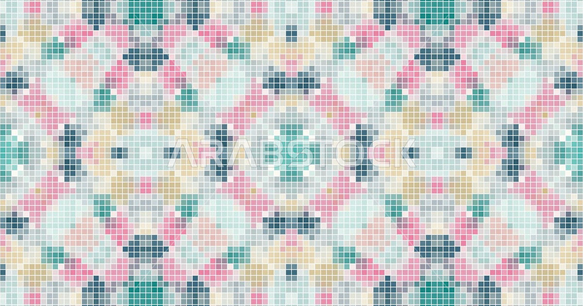 Vector pattern for colorful motifs, mosaics, colorful textures, vector ...