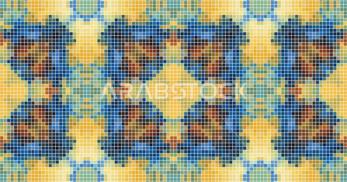 Vector pattern for colorful motifs, mosaics, colorful textures, vector ...