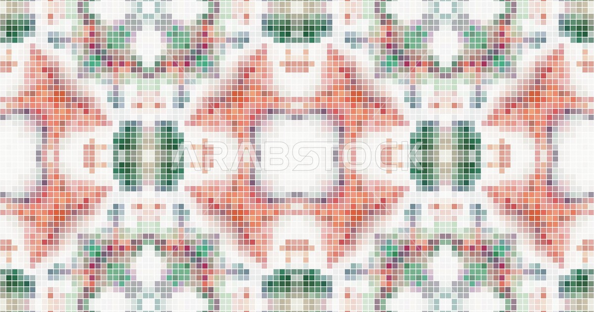 Vector pattern for colorful motifs, mosaics, colorful textures, vector ...