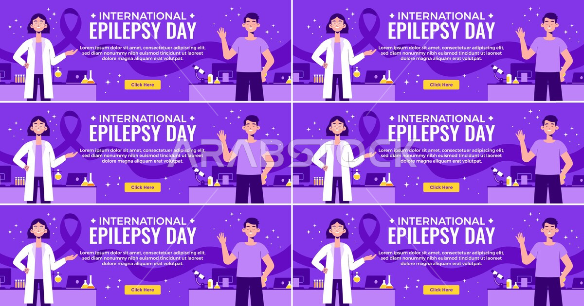 Vector World Epilepsy Day, Raising Awareness, Prevention, Diagnosis ...