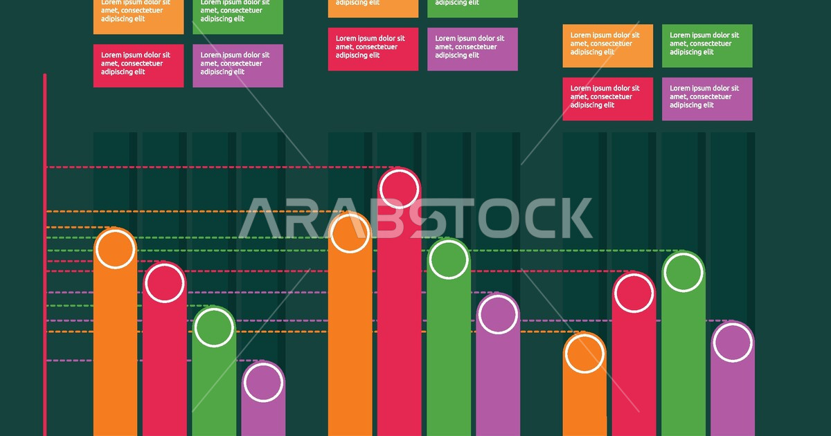 Vector illustrator for charting, graphs, graphic analysis, vector ...