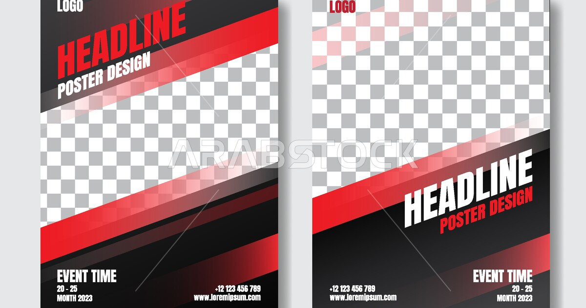 فيكتور تصميم ملصق اعمال، غلاف كتيب، عرض تقديمي، واجهة مستخدم، بطاقة ...