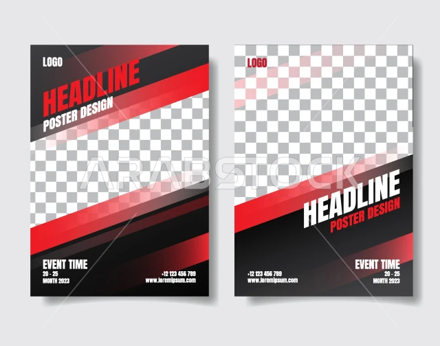 Vector design of business poster, brochure cover, presentation, user ...