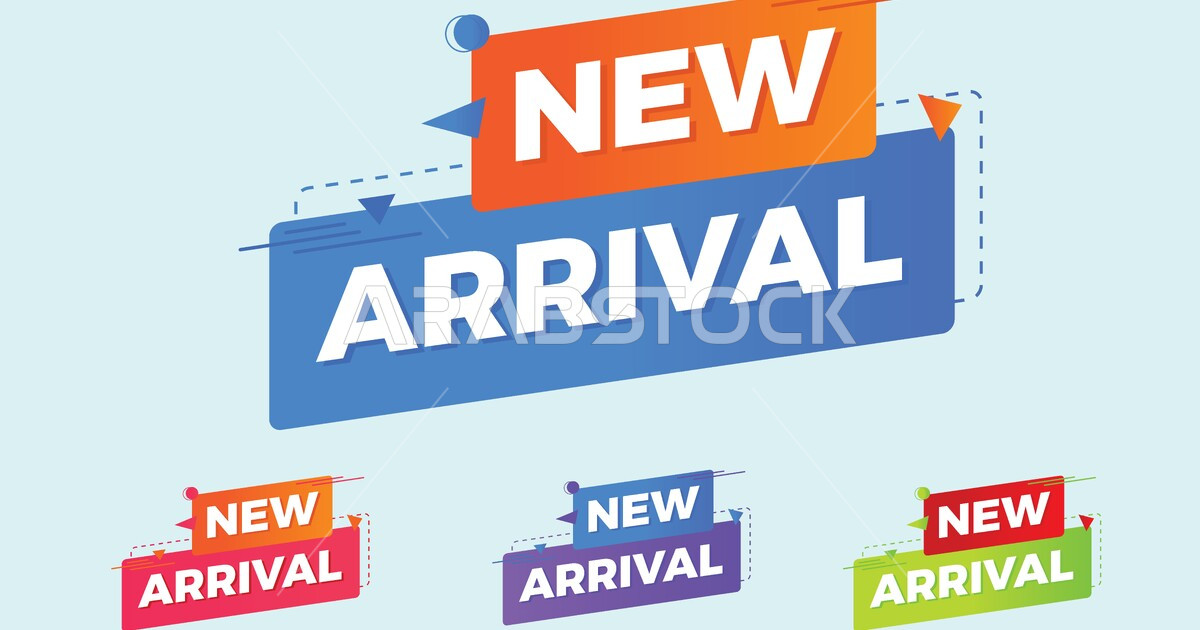 Vector New Arrival Poster, New Arrival Sign, Advertising Posters ...