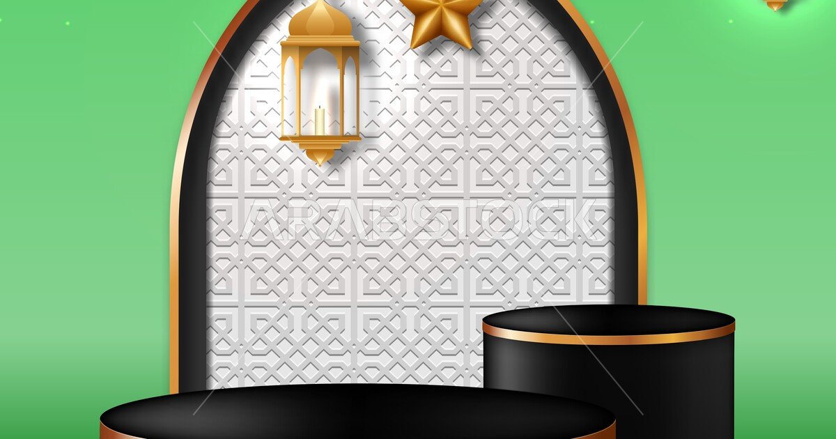 Vector design template, Ramadan Kareem script, Ramadan Mubarak, may you ...