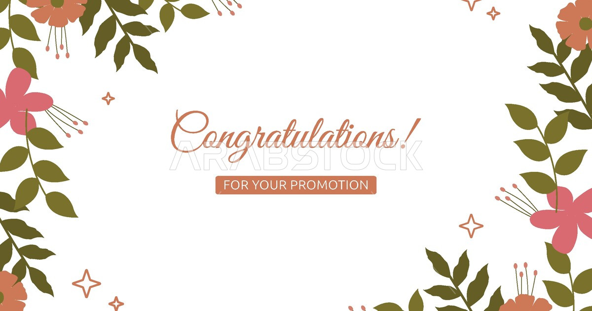 Vector design template in english, greeting card, congratulations ...
