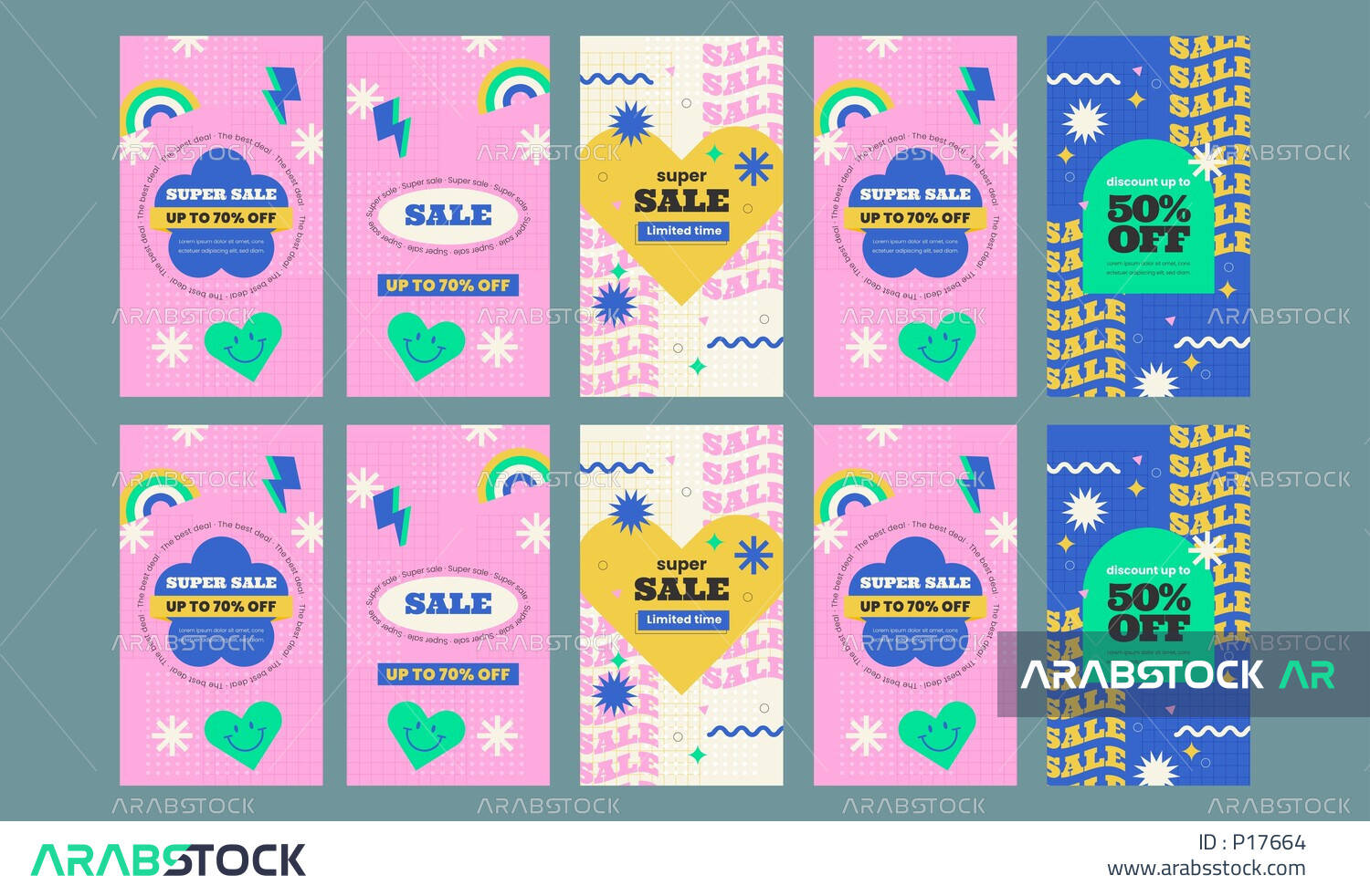 Vector graphic element, offers, sales, discount, seasonal discounts ...