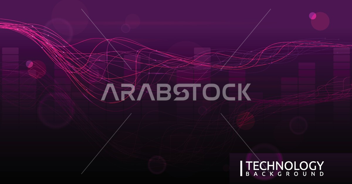 Vector digital web background modern technology background ready design ...