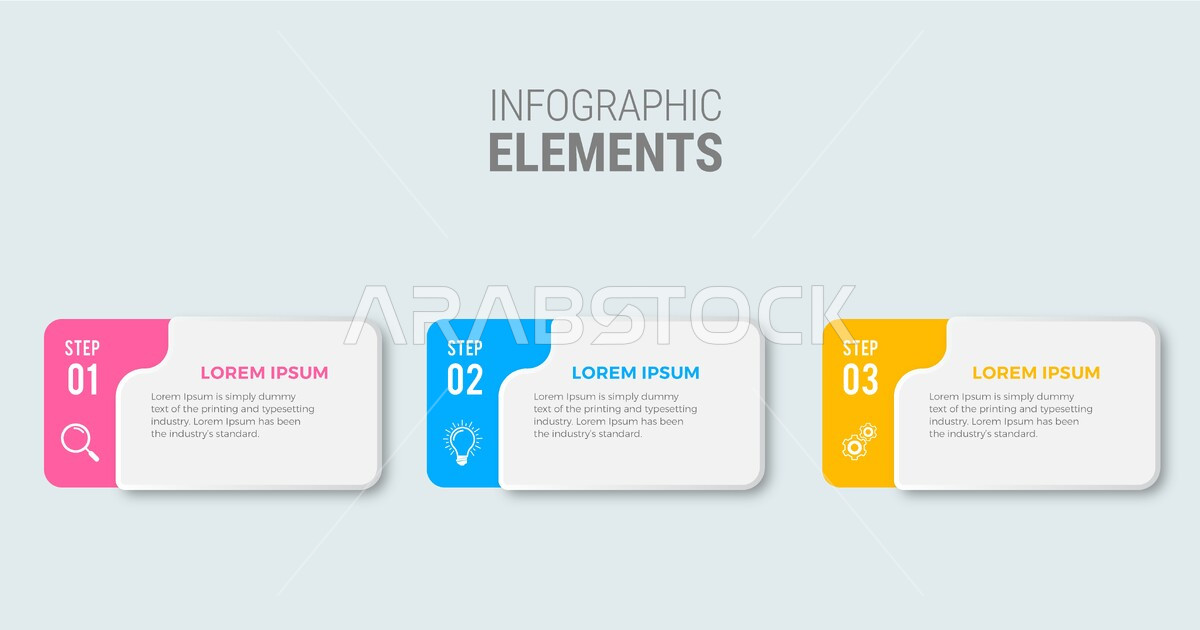 Vector diagram, structured diagram, flowchart, steps to achieve the ...