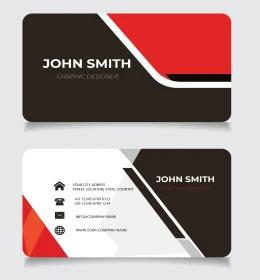 Business data card design template vector, editable template, visitor ...