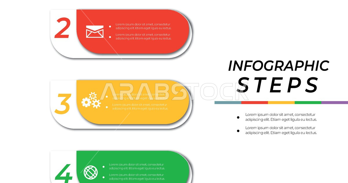 Organized diagram, flowchart, goal achievement steps, action plan ...