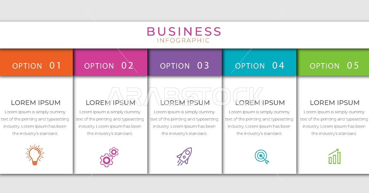 Vector flowchart, goal achievement diagram, action chart, action plan ...