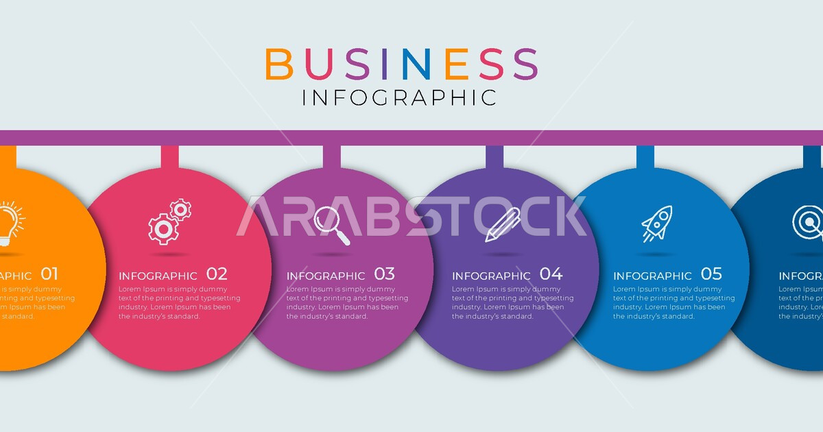 Vector goal achievement chart, flowchart, action chart, action plan ...