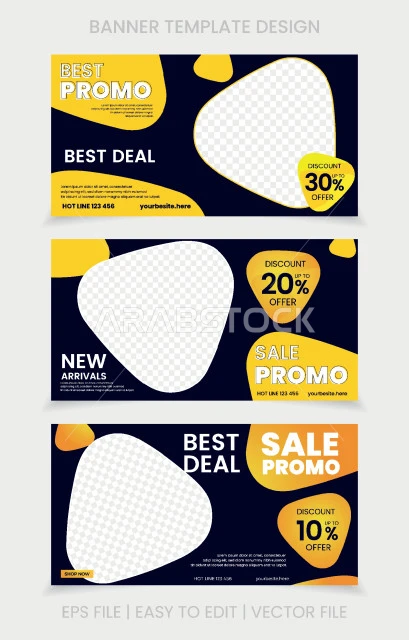 Vector graphic element for discounts, sales and rebates, yellow ...