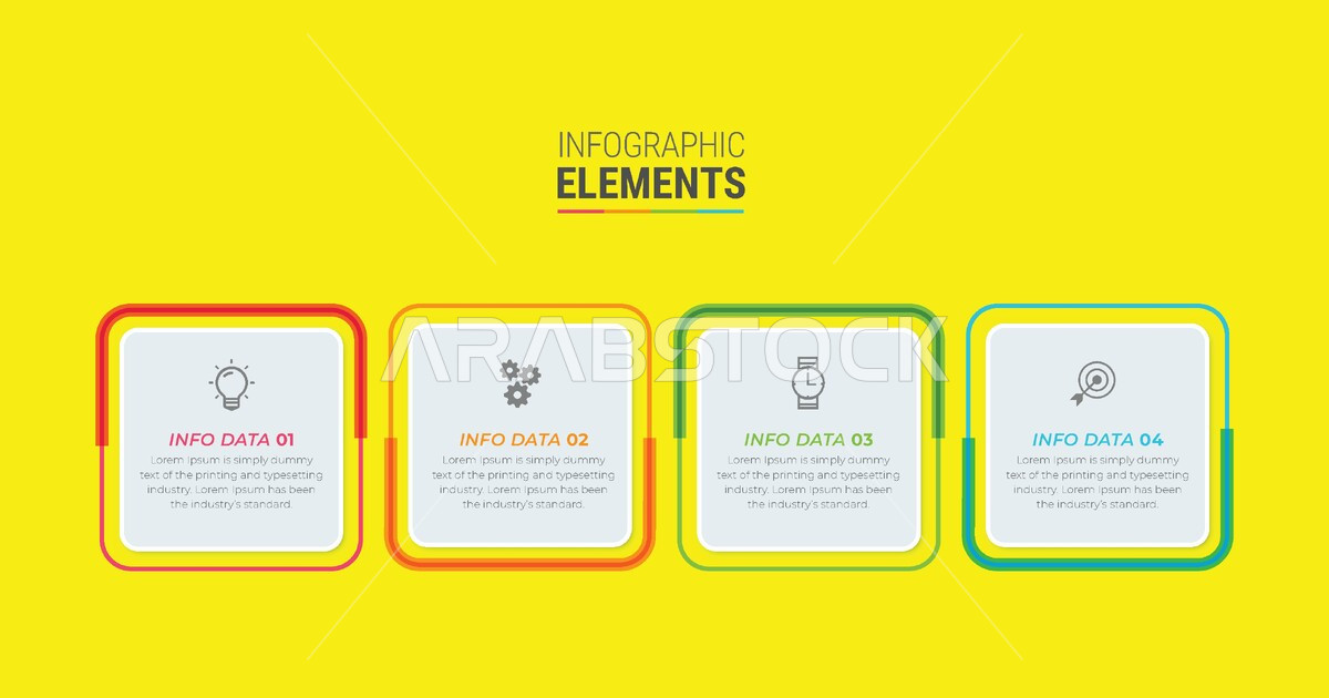 Vector infographic design template, work organization chart infographic ...