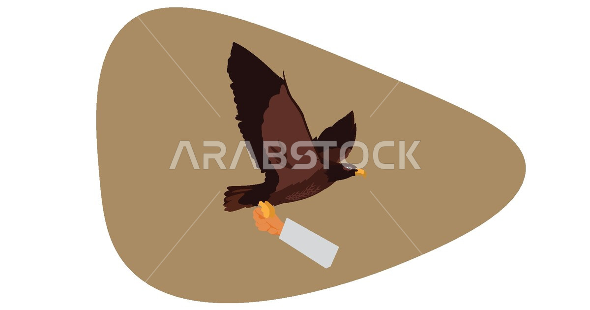 Vector icon, an old way to send messages, carrier pigeon, messenger ...