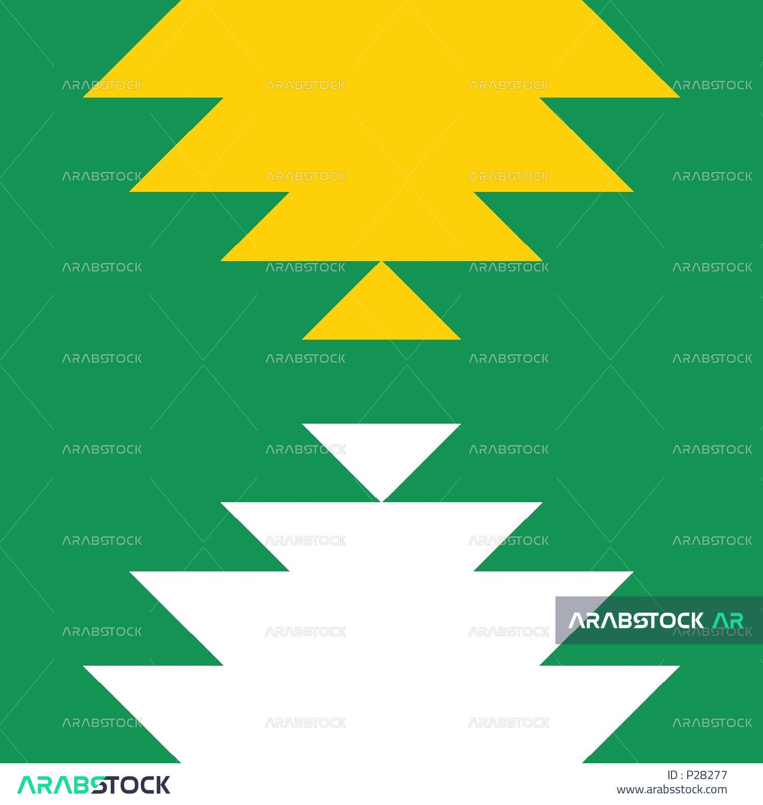 Various colorful pieces and drawings, decorative Arab Gulf geometric ...