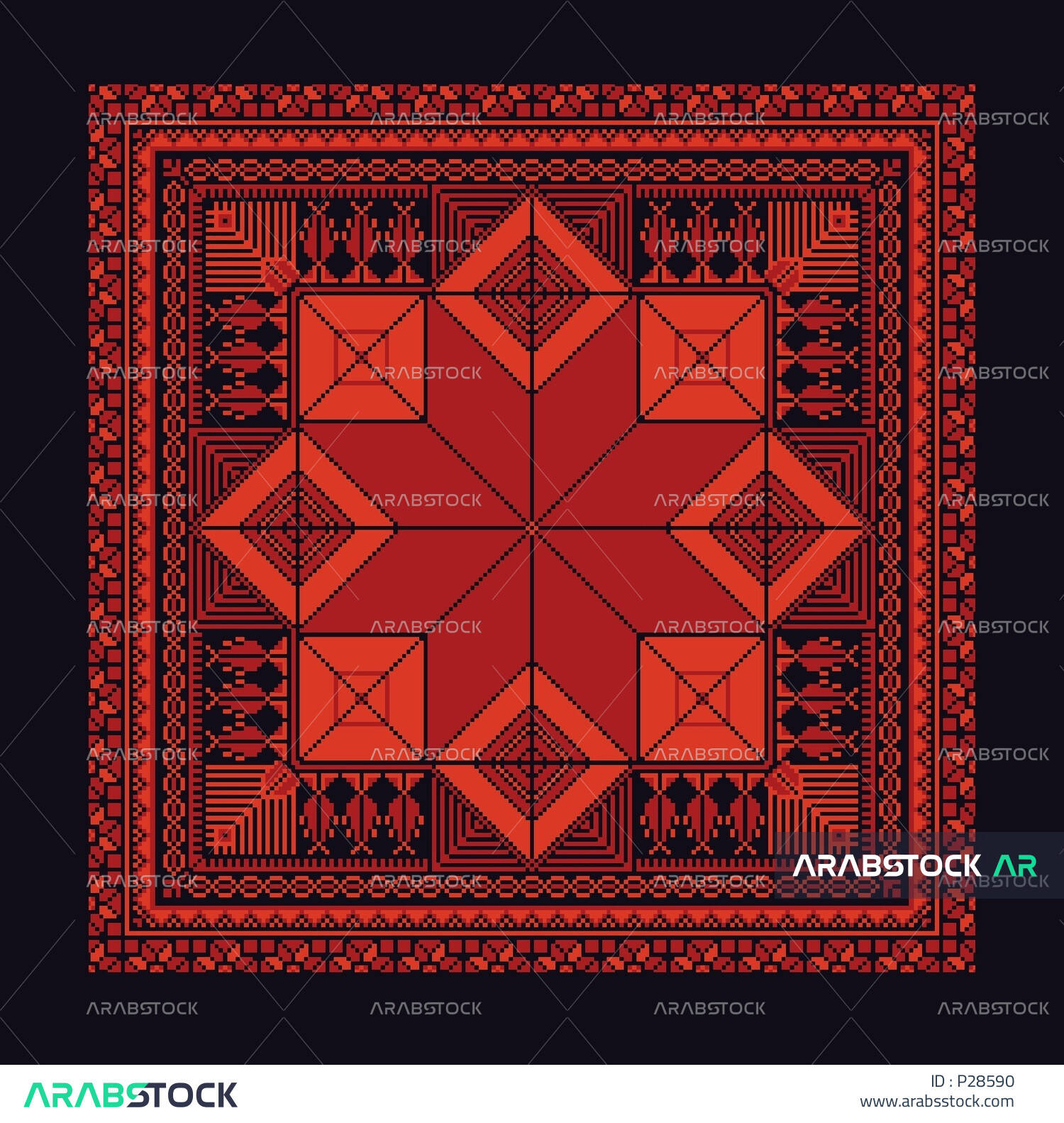 Ready design template, colorful ornament pattern, geometric pattern ...