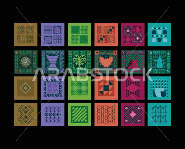 Saudi folk heritage of Sadu weaving, traditional handicraft heritage ...