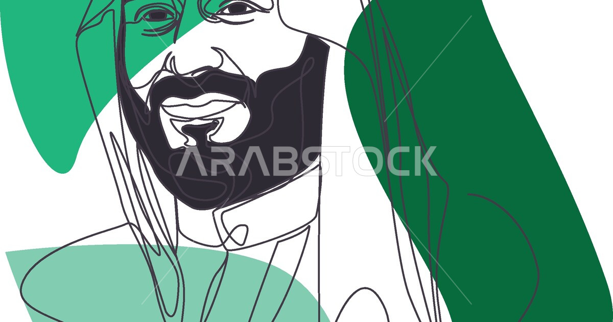 Vector cartoon character, Prince Mohammed bin Salman bin Abdulaziz Al ...