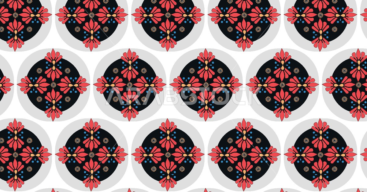 Vector pattern for a variety of drawings, decorated Saudi Arabian Gulf ...