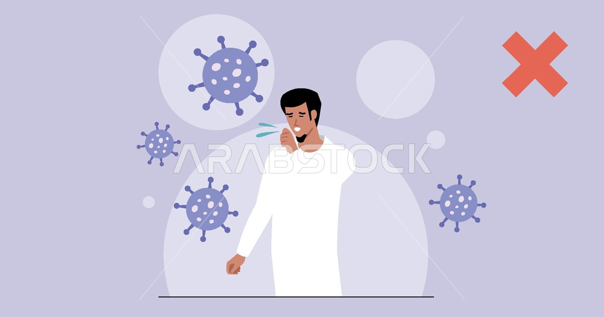 Vector is a Gulf man who carries out wrong habits to avoid infection ...