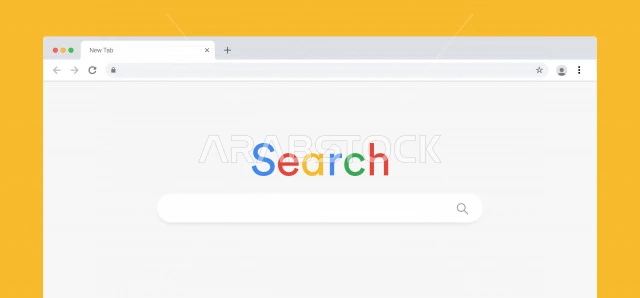 Vector web browser interface design, browsing and search concept ...