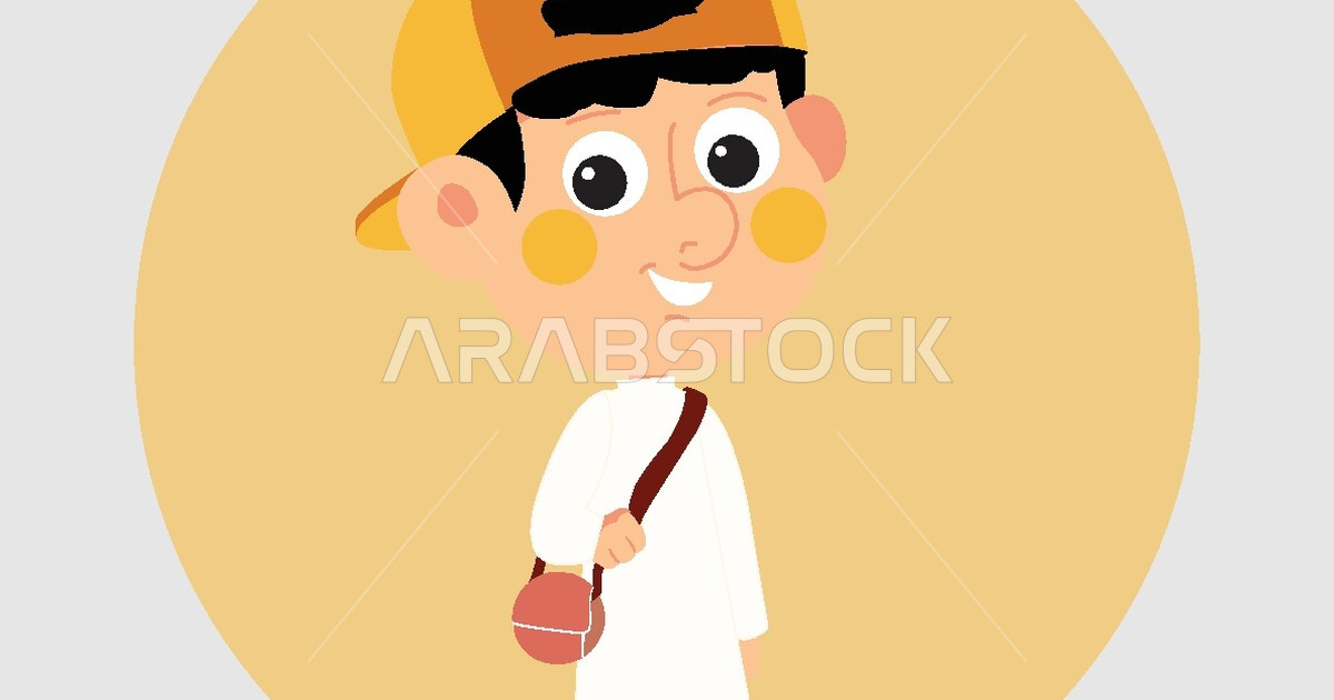 فيكتور لشخصية كرتونية بتعابير مختلفة رسم توضيحي لفتى بإيماءات وجه
