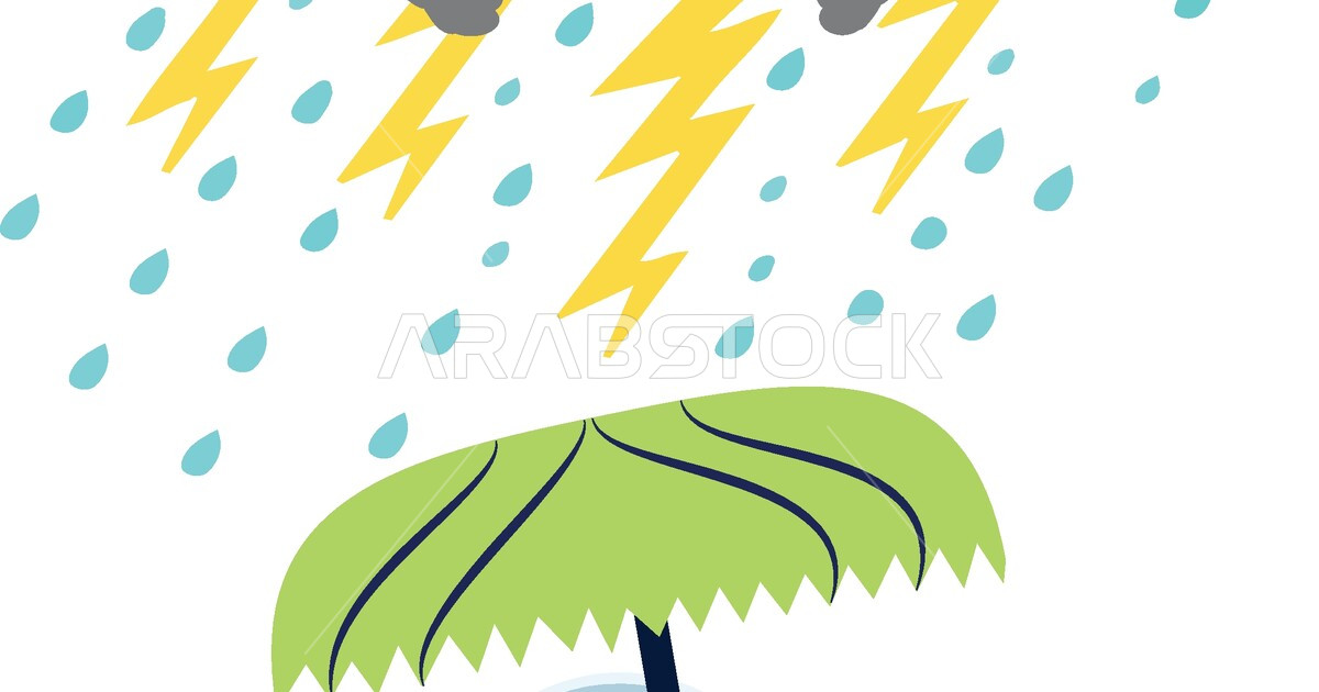 Vector design, rainy cloud, cloudy rainy weather, winter tutorial and ...