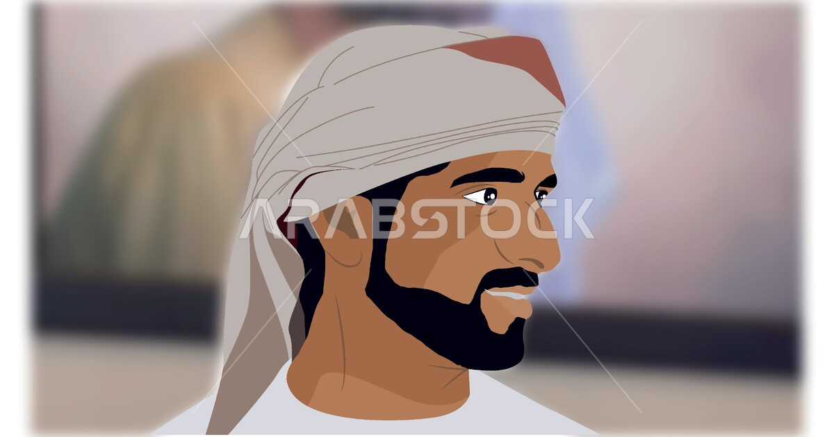 Vector cartoon character, His Highness Sheikh Hamdan bin Mohammed bin ...