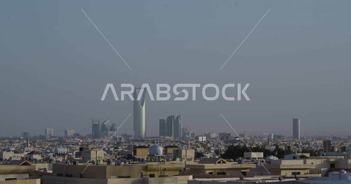 Residential neighborhoods in Riyadh, Saudi Arabia, Riyadh towers ...
