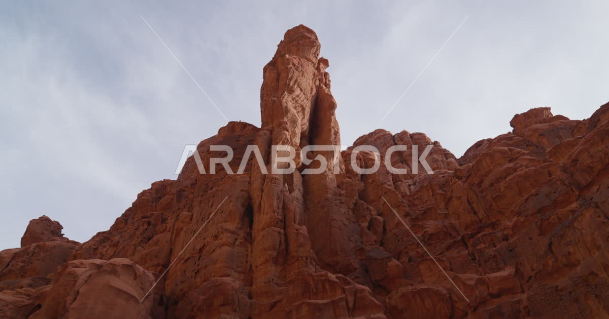 Tourist cultural landmarks in the Kingdom of Saudi Arabia, depicting ...