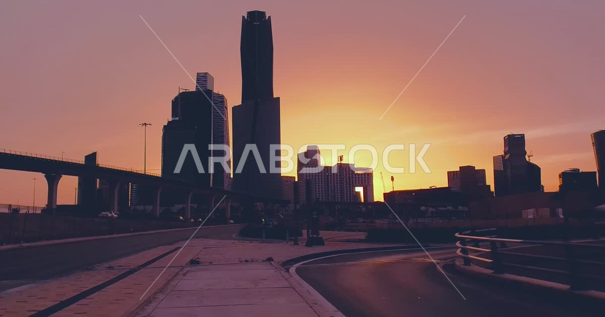 King Abdullah Financial District (KAFD), the financial center in Riyadh ...