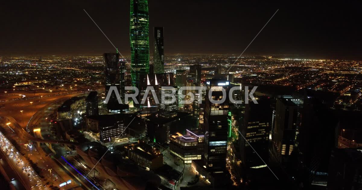 King Abdullah Financial Center (KAFD), towers and skyscrapers in Riyadh ...